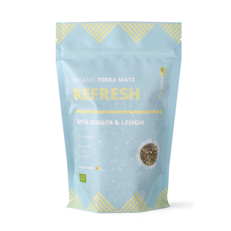 Matetea REFRESH » Bio Mate Tee, Ingwer & Zitrone – Matetea.eu